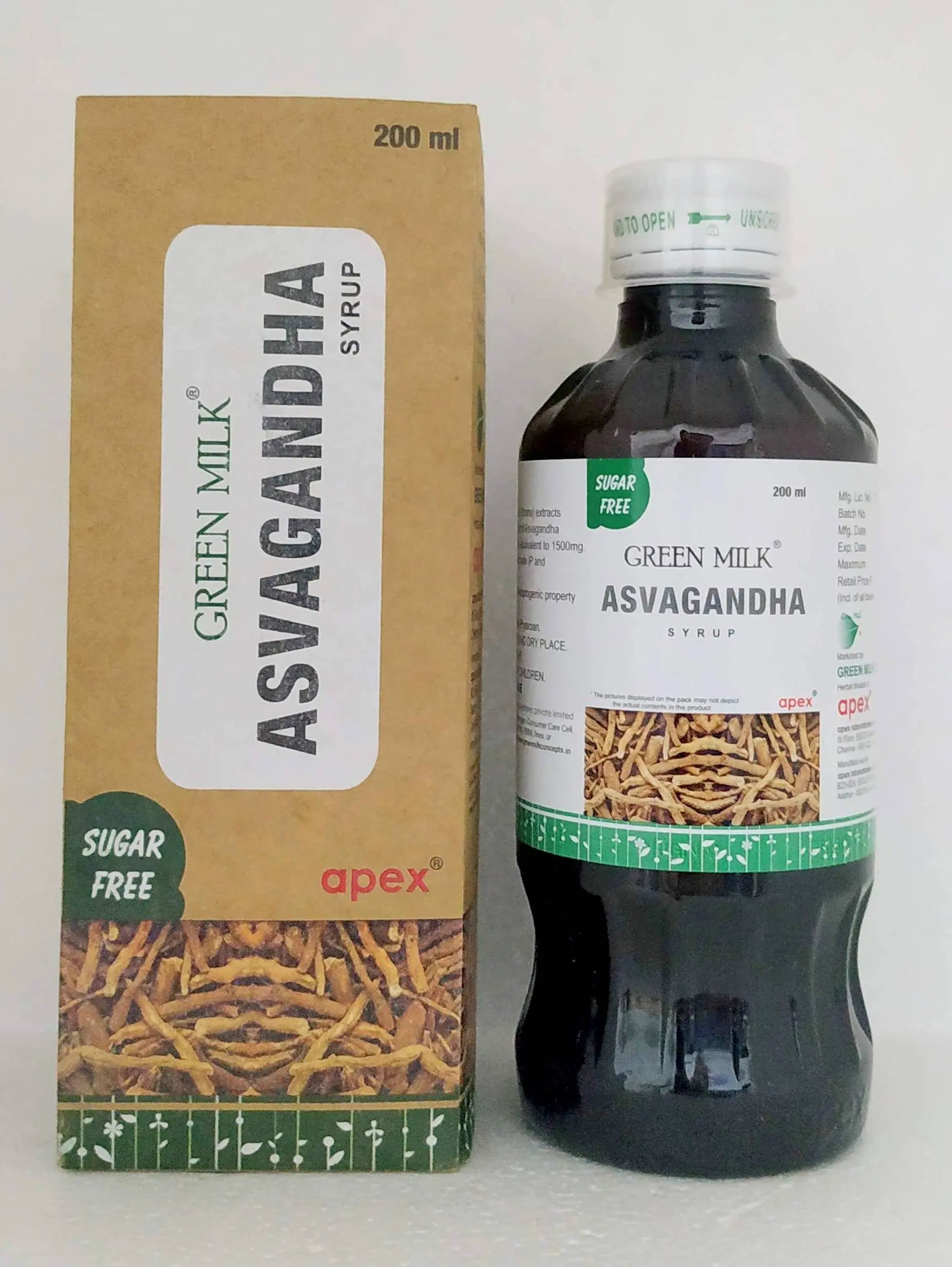 Buy Ashwagandha Syrup 200ml Online - Texinkart